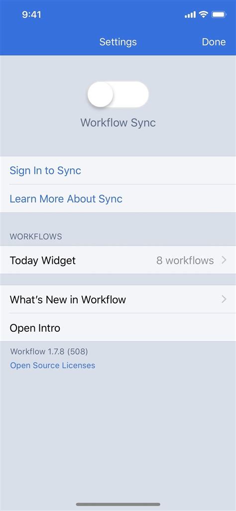 how to use workflow sync in workflow for iphone and ipad imore