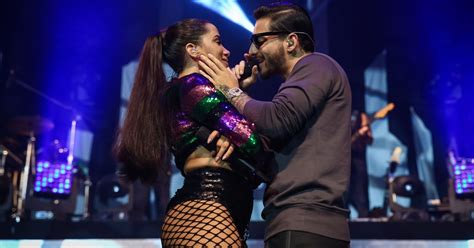 Anitta E Maluma Se Apresentaram No Rio De Janeiro Com Direito A Selinho