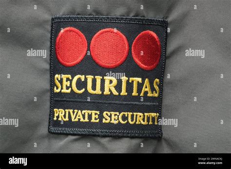 Houston Texas Usa 12 27 2023 Securitas Security Services Emblem Logo