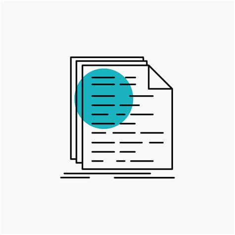 Code Coding Doc Programming Script Line Icon 13045050 Vector Art At