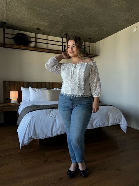 Plus Size Rococo Lace Top 2020ave