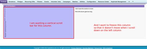 Visualforce Scrollbar For Pageblocksection Column1 But Not For Column