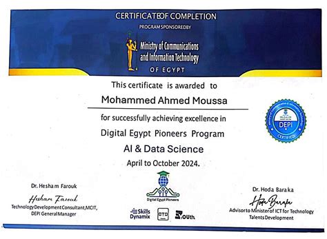 Mohammad Moussa On Linkedin Ai Datascience Machinelearning