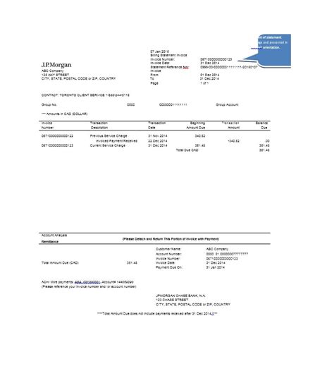 Billing Statement Templates Medical Legal Itemized MORE