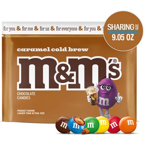 Mandms Caramel Cold Brew Milk Chocolate Candy Sharing Size Bag 9 05 Oz Kroger