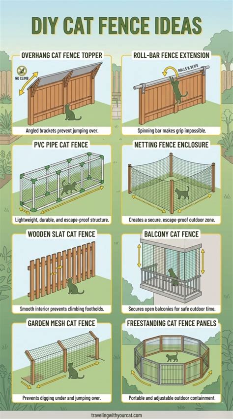 17 Diy Cat Fence Ideas To Keep Cats Safe Outdoors