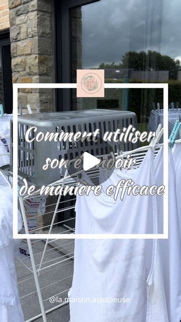 Magali 🌷organisation • Tri • Rangement On Instagram 💡astuce Un étendoir Efficace 🧺 Pense à