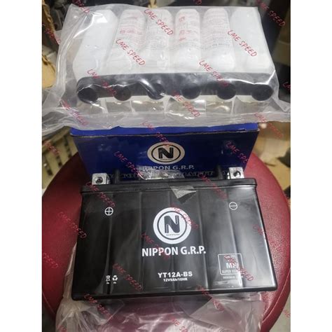 Original Sym Vts200 Gts200 Nippon G P R 12v8ah 10hr Battery Assy Ytx9 Bs Ac Ytx9 Bs