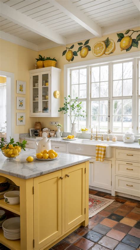 Best 12 41 Lemon Kitchen Decor 2025 Ideas Diy Farmhouse Color