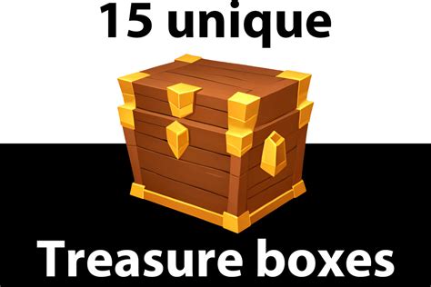 2d Treasure Boxes Loot Boxes Treasury Chests