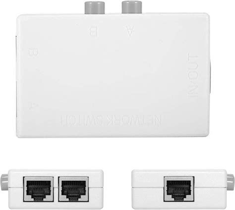 Cablecc Utp Stp 2 In 1 Out 2 Ports Rj45 Lan Cat Network Switch Selector Internal