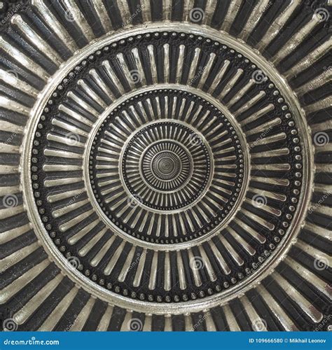 Metallic Decorative Black Background Wallpaper Royalty Free Stock