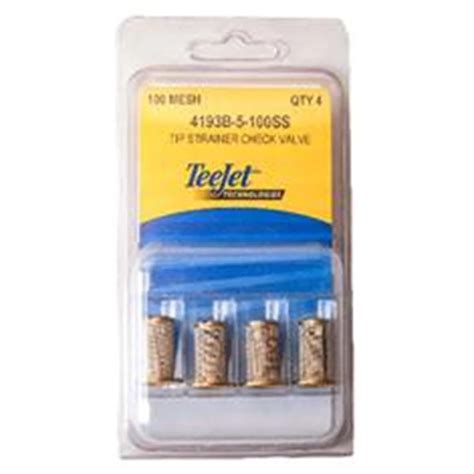 Teejet Poly Tip Strainer 100 Mesh 4 Pack
