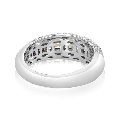 Rainbow Pride Ring Gay Matching Anniversary Simulated Diamond Ring