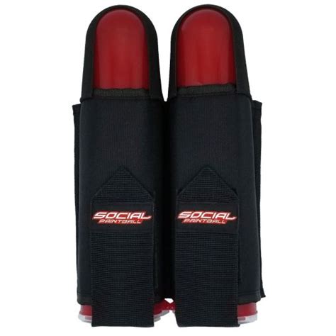 Smpl 2 Pod Pack Harness With Belt Black Social Paintball