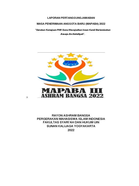 Lpj Mapaba 2022 Fiks Banget Pdf