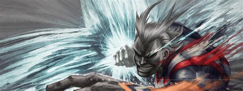 My Hero Academia All Might One For All Hd Wallpaper Download