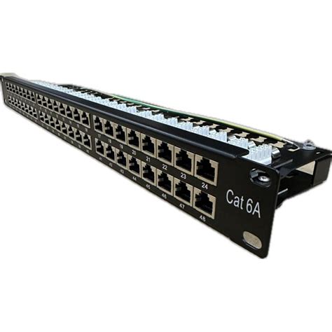 Comprar Patch Panel U x puertos CAT A FTP Negro CTI Electrónica