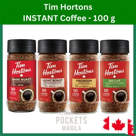 Tim Hortons Instant Coffee 100g Shopee Philippines