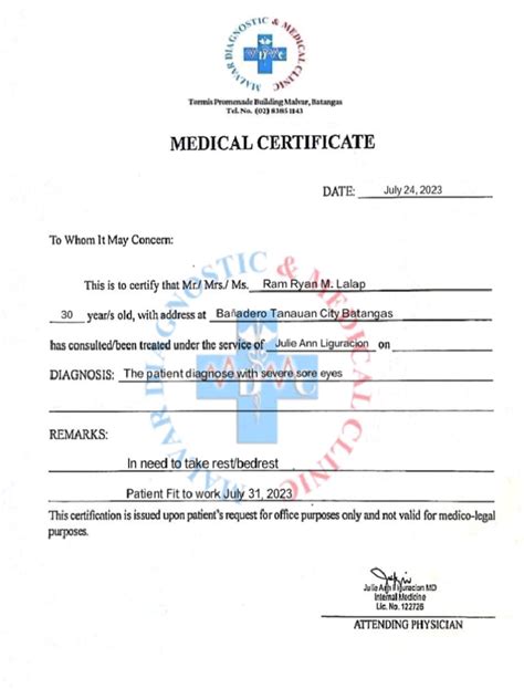 Med Cert Pdf