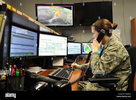 Senior Airman Jennifer Smith 9th Oss Weather Technician Keeps The Flightline Updated On