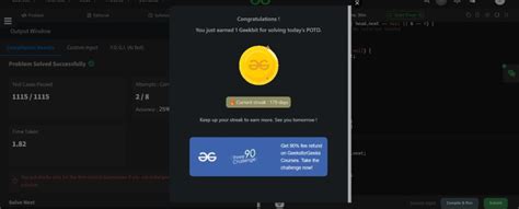 Syed Affan On Linkedin Problemoftheday Codingchallenge Geeksforgeek Java Gfg160