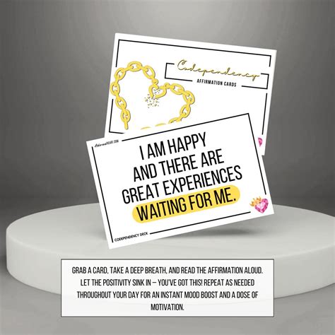 87 Codependency Affirmation Cards Printable Affirmation Cards Digital