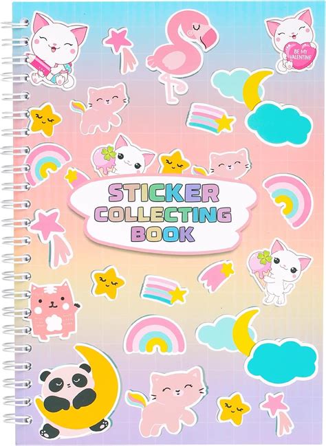 Hearoo Sticker Collecting Album Reusable Sticker Book 80