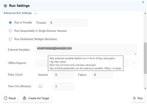 Variable Templates Sahi Pro
