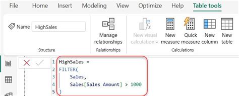 Filter Power Bi Data Using Dax Conditions