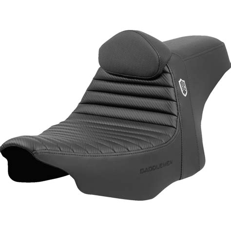 Saddlemen Pro Series Sdc Performance Black Gripper Lumbar Grip Seat