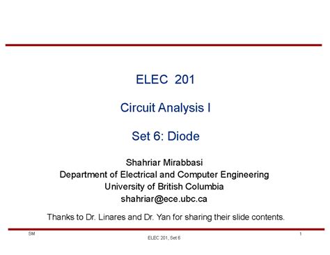 Elec201 Set6 Sm Elec 204 Set 8 Elec 204 Linear Circuits Set 8