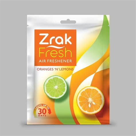 Zrak Fresh Pocket Air Freshener 10gorangesn Lemons At Rs 24piece