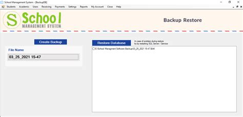 School Database Management System