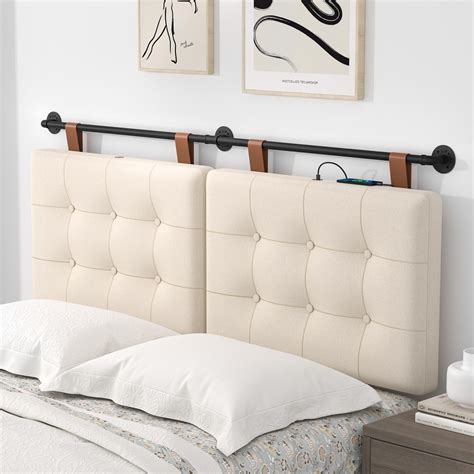 Queen Headboardwall Mounted Headboard Queen For Bed With Linen