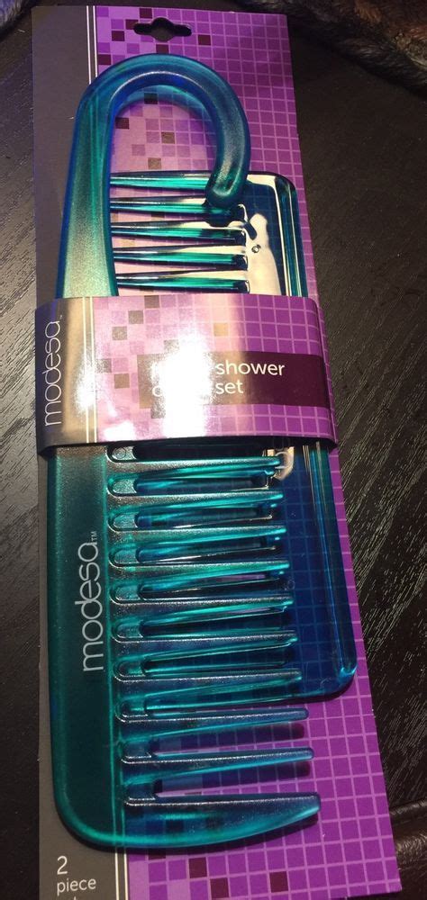 Fluff And Shower Comb Set Of 2 Modesa Hair Detangle Combs 32251026799 Ebay Hair Brush Styling