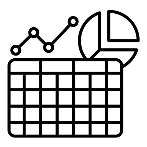 Spreadsheet Vector Icon 21711851 Vector Art At Vecteezy