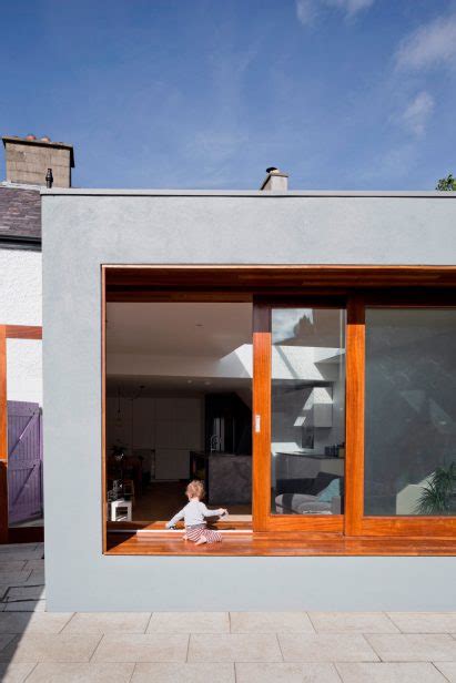 Recessed Window Creates Internal And External Seating In Dublin Extension