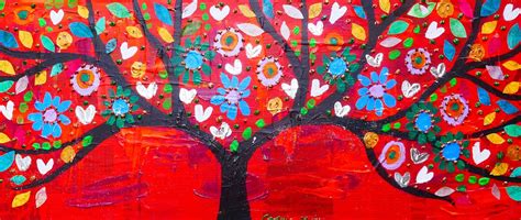 Swirly Black Tree In A Red Sunset Sky By Casimira Mostyn Art2ar