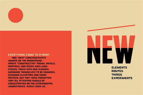 Constructivism Manifesto Booklet Behance