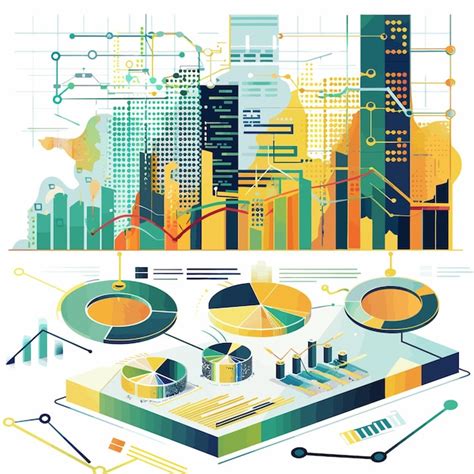 Premium Vector Data Visualization Vector Illustration