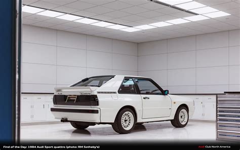 Find Of The Day 1984 Audi Sport Quattro Audi Club North America