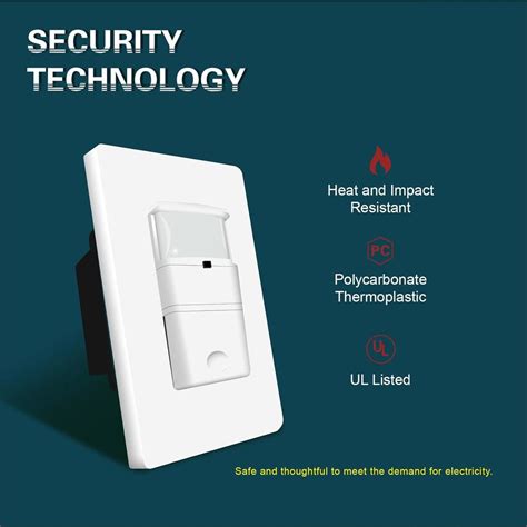 Generic Topeler Single Pole Motion Sensor Light Switch Neutral Wire