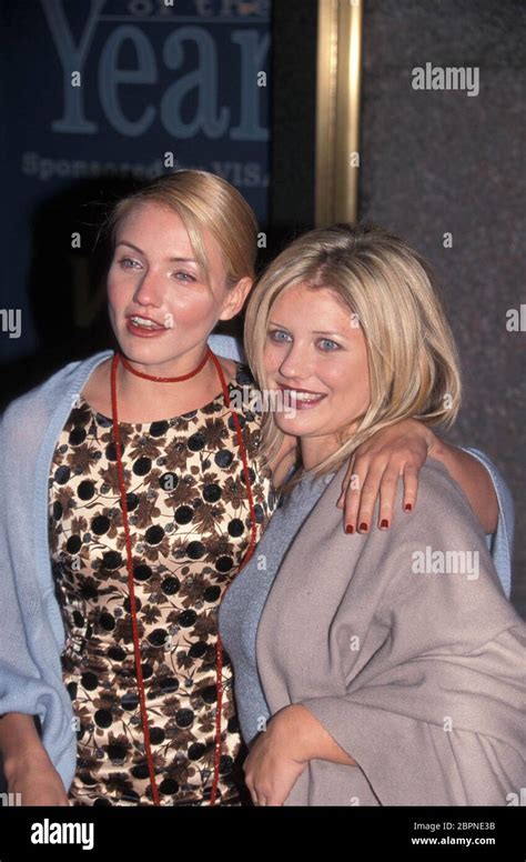 Cameron Diaz With Sister Chimene Diaz At The 3rd Annual Gq Men Of The