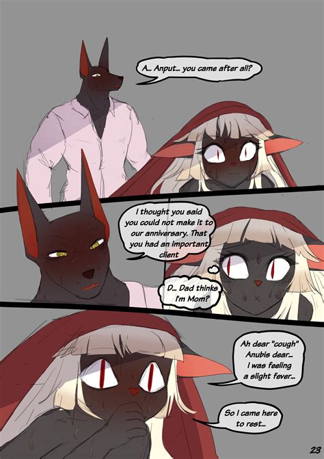 Rule 34 Akitokit Anubian Jackal Anubis Comic Page Daughter Father