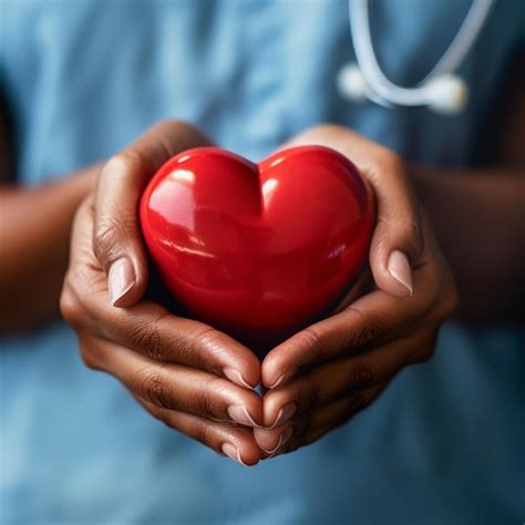 Premium Photo Closeup Of Hands Holding A Red Heartshaped Object