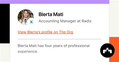 Blerta Mati Accounting Manager At Radix The Org