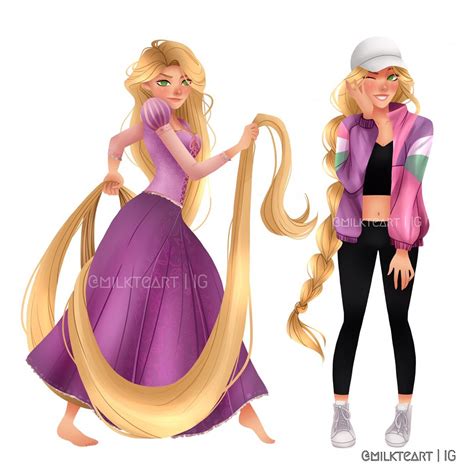 Modern Rapunzel Disney Princess Fashion Disney Princess Drawings Disney Princess Art Disney