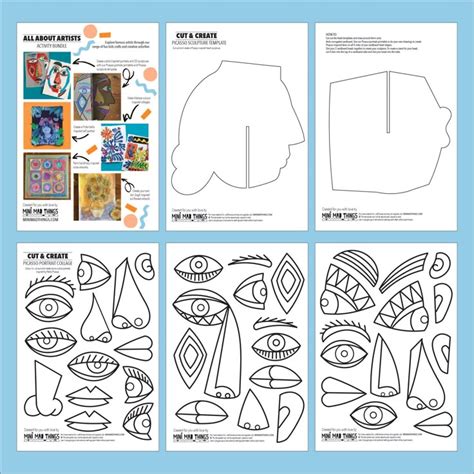 All About Artists Printable Activity Bundle Printable Art