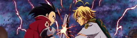 The Seven Deadly Sins Meliodas Vs Zeldris 4k Wallpaper Download